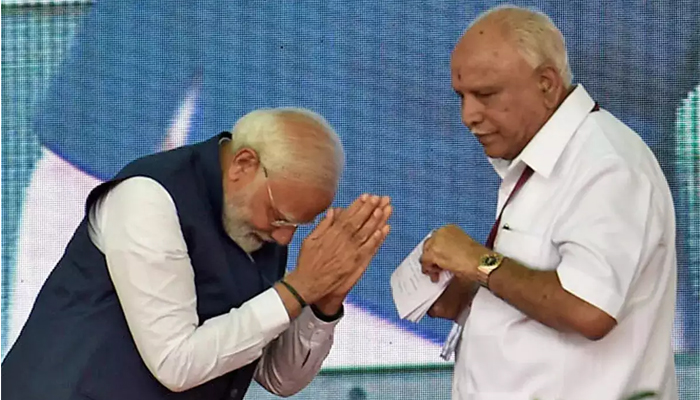 ಶಿವಮೊಗ್ಗ ಯಡಿಯೂರಪ್ಪನವರ ತಪೋಭೂಮಿ ಎಂದು ಹಾಡಿ ಹೊಗಳಿದ ಪ್ರಧಾನಿ ಮೋದಿ - nammatumakuru